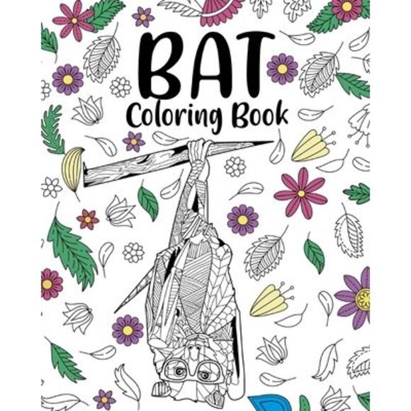 Paperland | Other | Bat Coloring Book Bats Floral Mandala Pages Stress ...